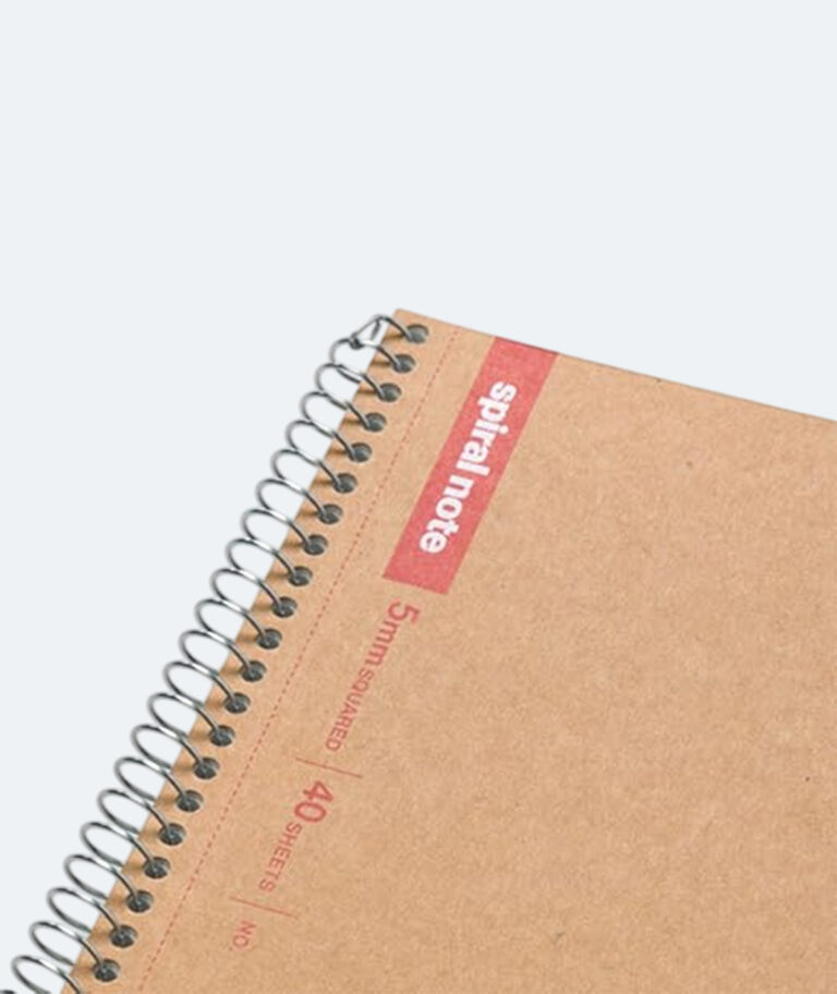 Spiral Note BASIC B5 | 5mm Grid | 80 Sheets / 160 Pages | Ring Binding ...