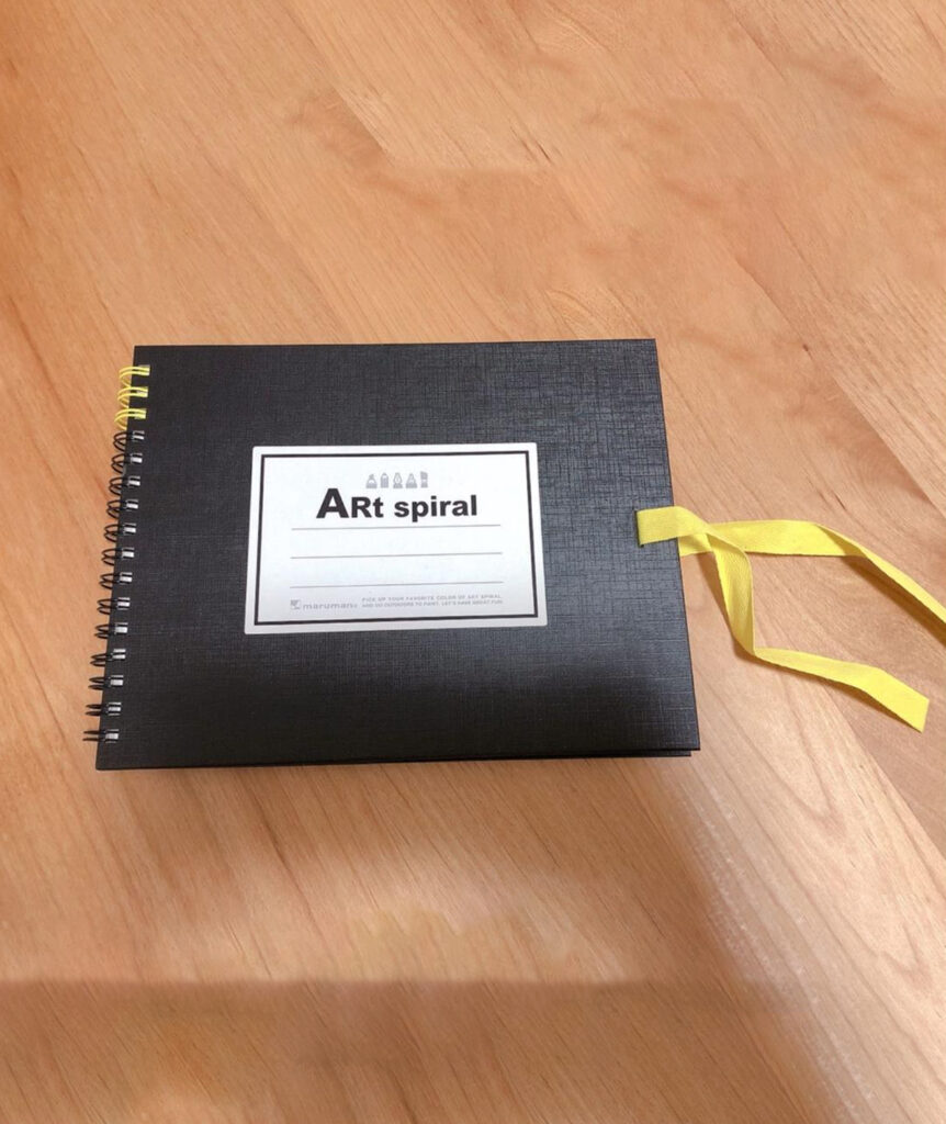 Art Spiral F1 Sketch Book | 24 Sheet | Black - Nipponza